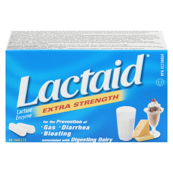 Buy Lactaid Extra Strength Tablets in Canada - Free Shipping ...